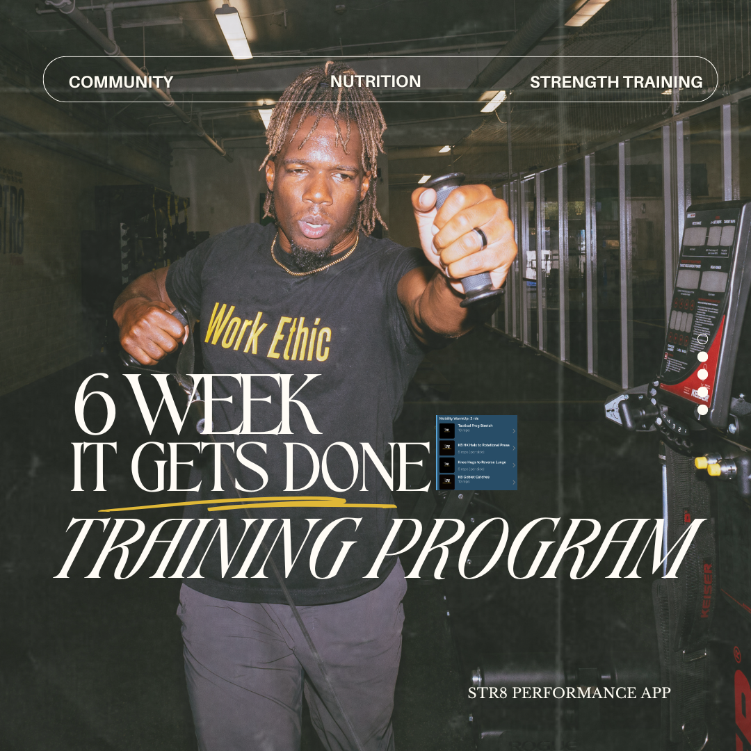 IT GETS DONE - Six Week Training Program | STR8 Peformance