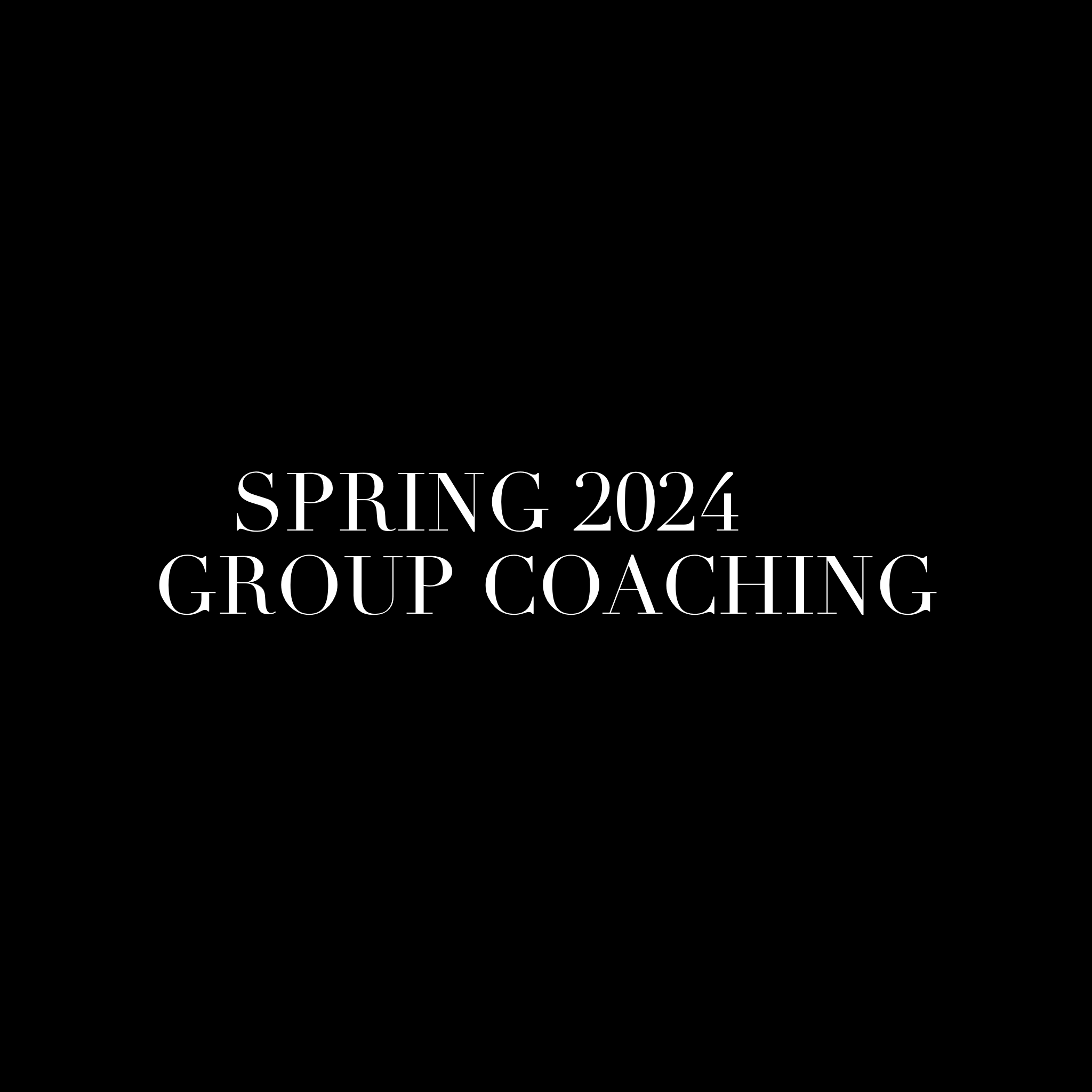 Spring 2024 Group coaching | The Gym Nurse